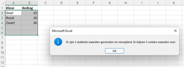 Dubbele waarden verwijderen in Excel doe je zo! | X-Cel