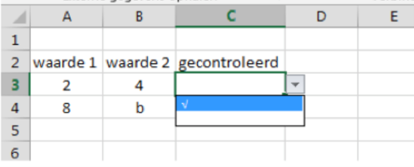 Vinkje in Excel toevoegen doe je op deze manier | X-Cel