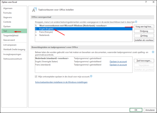 Excel in het Engels zetten doe je op deze manier! - Lees snel