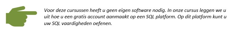 Hoe werkt de Online cursus SQL? | X-Cel