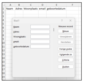Formulier maken in Excel | Lees onze stapsgewijze uitleg!